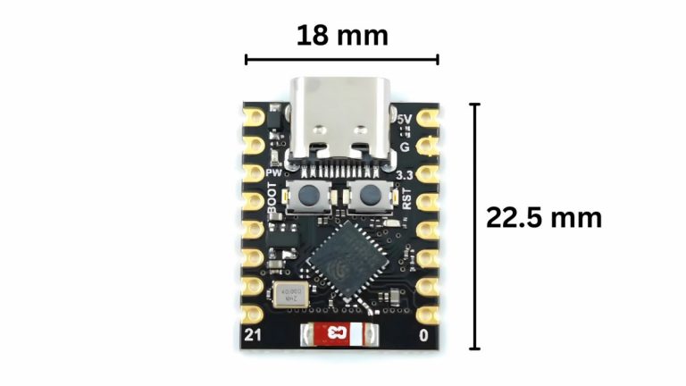 ESP32-C3 Super Mini: Complete Pinout & Specs Guide [2025]