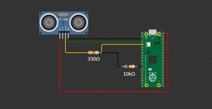 HC-SR04 Ultrasonic Sensor with Raspberry Pi Pico [Arduino IDE]