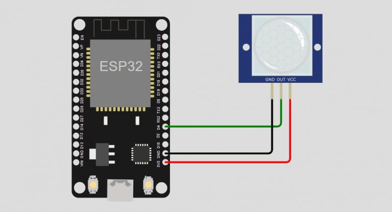 ESP32 PIR Motion Sensor: Detect Movement with the HC-SR501